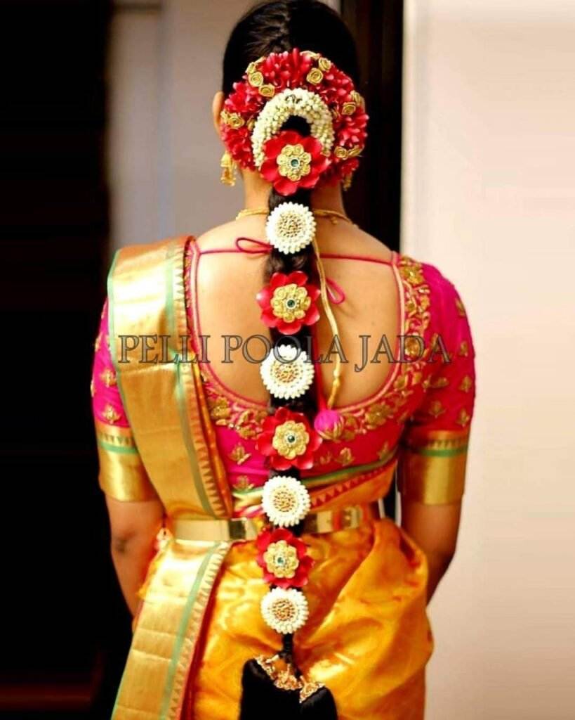Poola Jada for Marriage | Bridal Poola Jada with Real Flowers
