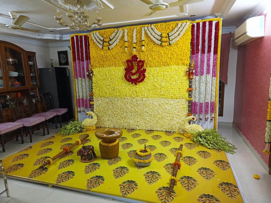 wedding planner, wedding decorations ,events,half saree events